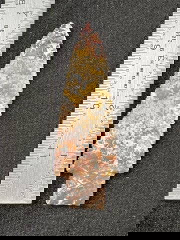 3 & 3/4" Scottsbluff Indian Artifact Arrowhead Auction