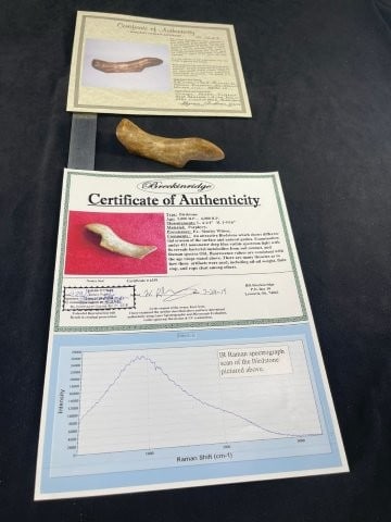 4 & 1/4" Birdstone With Byron Anderson & Bill Breckinridge Coa Ex ...