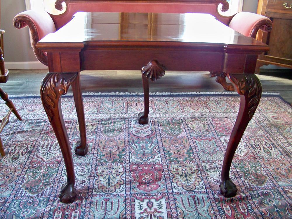 Vintage High Quality Chippendale Style Cherry Flip-top - Jan 23, 2022 ...