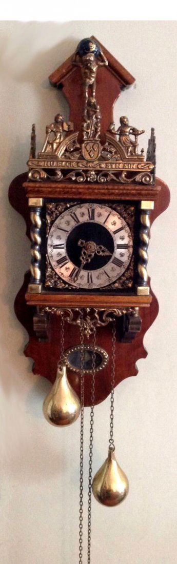 Antique Dutch Zaanse Original Warmink wall clock