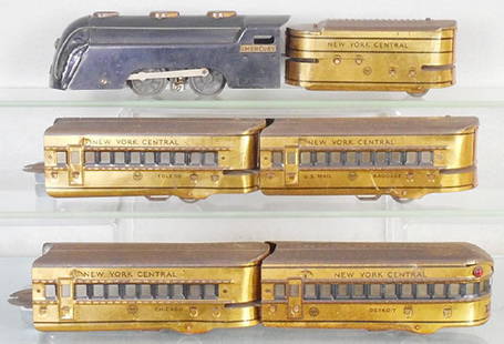 Marx 7096 Copper Mercury Train Set