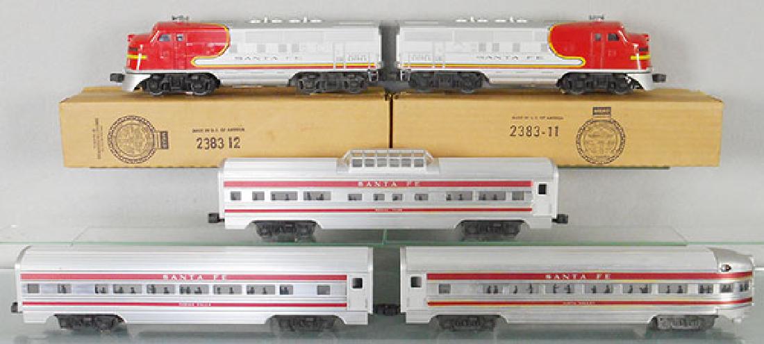 LIONEL SANTA FE TRAIN SET