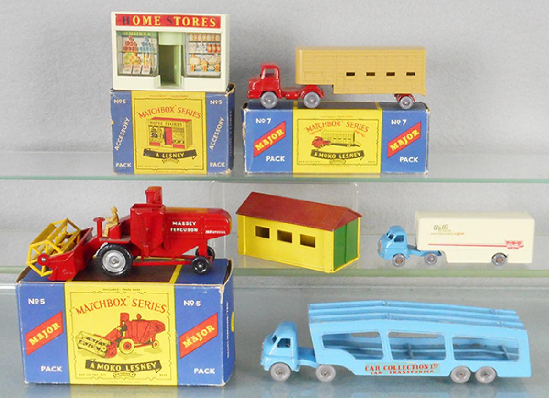 6 Matchbox Major Packs & Accessory Packs