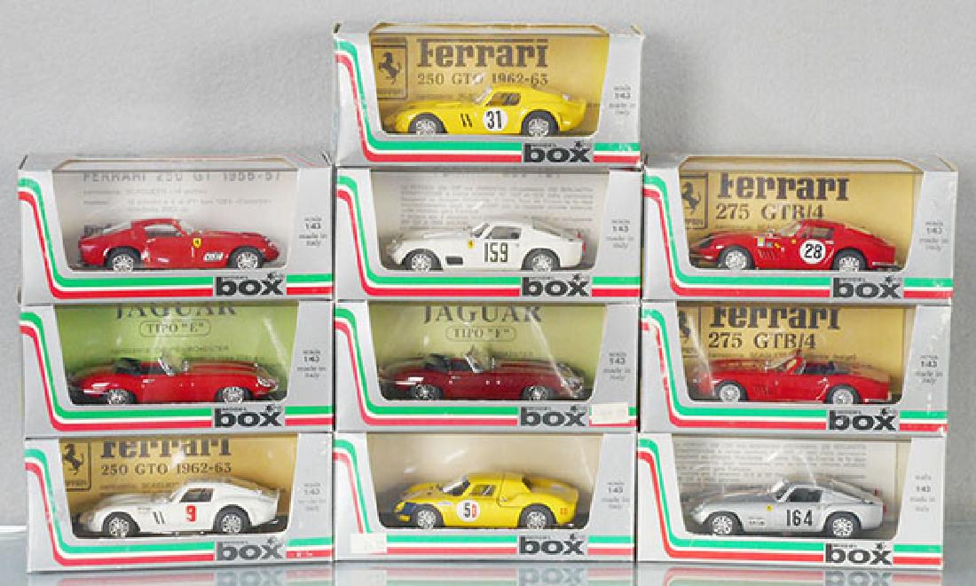 10 Model Box Race Cars