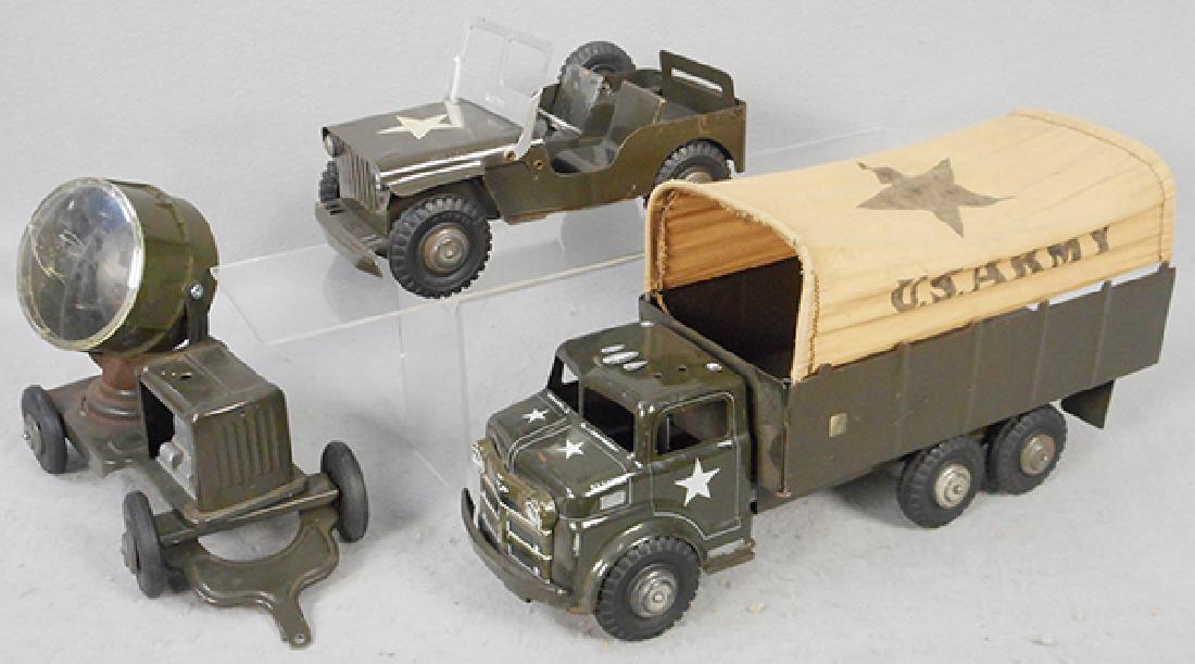 Vintage Lumar Marx Toy Army Truck
