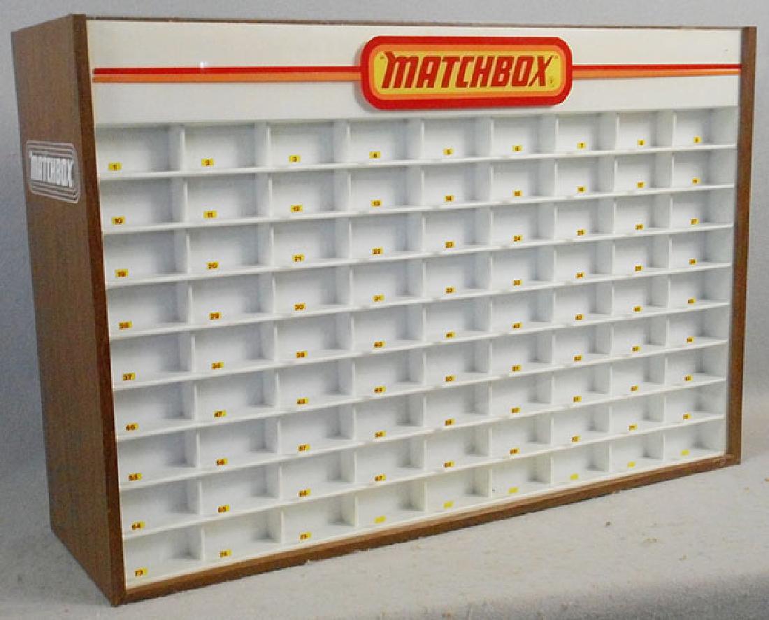 Matchbox Counter Store Display