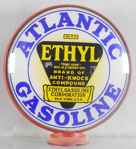 Atlantic Ethyl Gasoline Globe