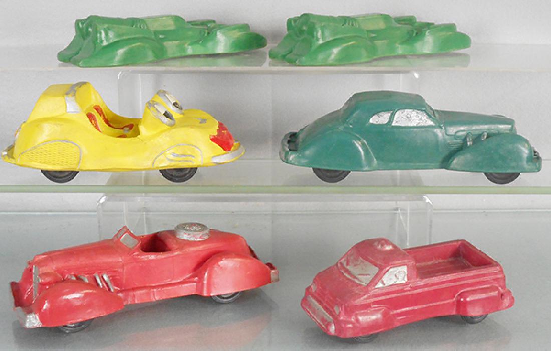 6 GARRETT RUBBER VEHICLES