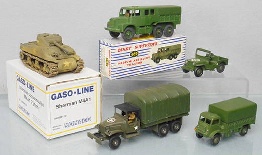 (4) Boxed Dinky Military Vehicles
