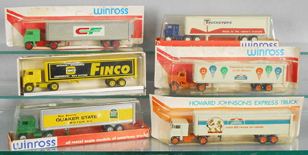 6 Winross Hershey Trucks