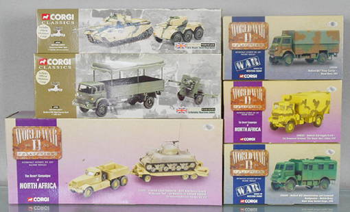 10 Corgi Military Vehicles