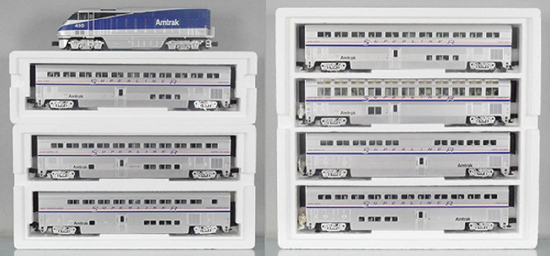 MTH AMTRAK SUPERLINER TRAIN SET