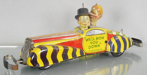 1939 Marx Charlie Mccarthy & Mortimer Snerd Private Car