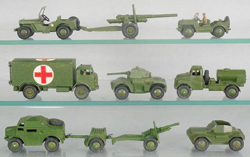 10 Corgi Military Vehicles
