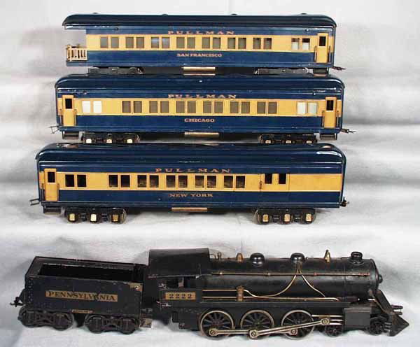 Boucher Blue Comet Train Set