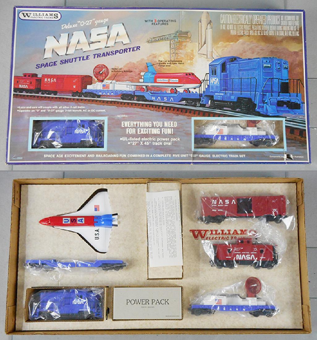 Vintage Williams NASA Space Shuttle Transporter Train Set - munimoro.gob.pe