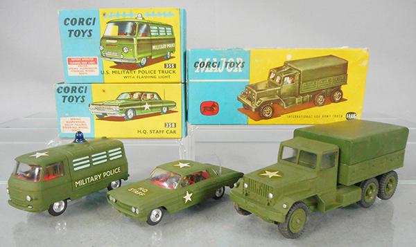 3 Corgi Military Vehicles