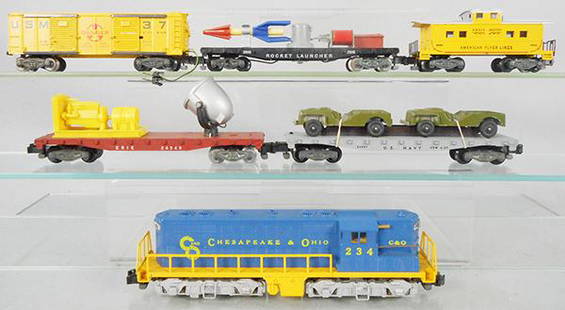 American Flyer S Gauge 25045 Rocket Launcher W/ Controller And Wiring