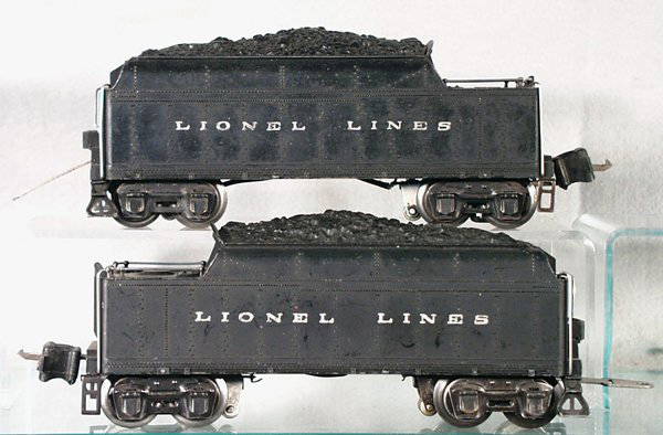 018A: 2 LIONEL TENDERS - Sep 27, 2008 | Lloyd Ralston Gallery in CT