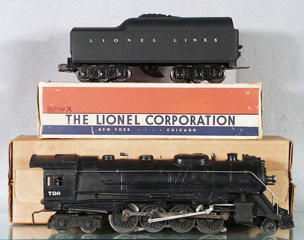 Lionel 736 Loco & 2671wx Tender