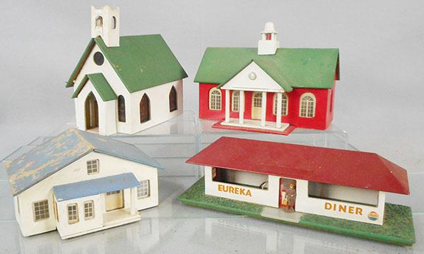 5 American Flyer Buildings