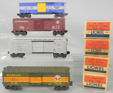 4 Lionel 6464 Box Cars