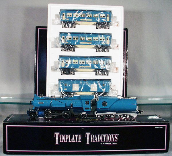 298: MTH BLUE COMET TRAIN SET