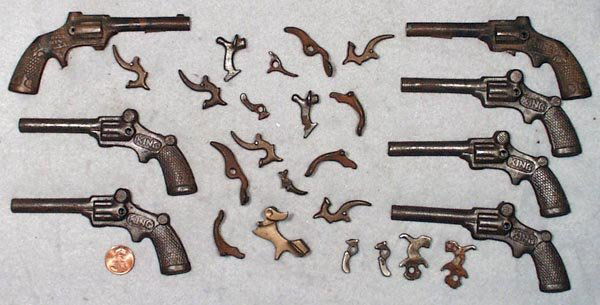191: 27 J&E STEVENS CAP GUN PARTS