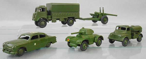5 Dinky Army Vehicles