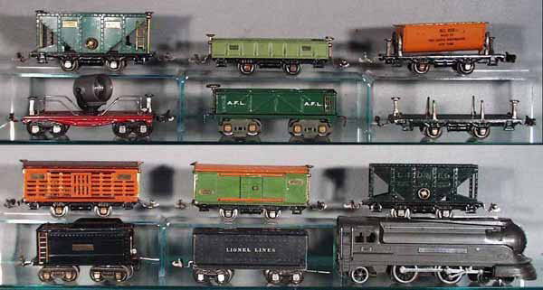 12 Lionel Cars