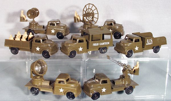 7 Pyro Plastic Military Vehicles