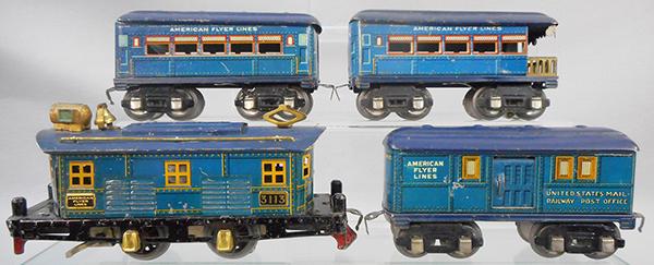 American Flyer Bluebird Train Set