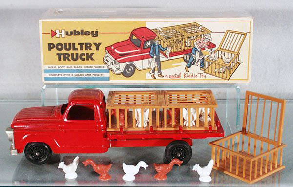 Hubley Kiddie Toy 497 Poultry Truck