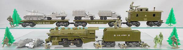 Marx Boxed 24965 Military Combat Electric Train Set