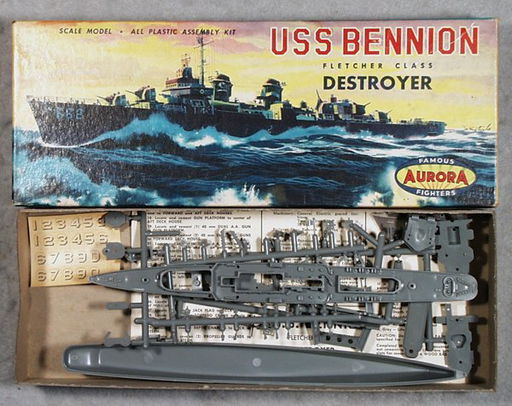 98: AURORA 704-79 USS BENNION DESTROYER MODEL KIT - Mar 13, 2010 ...