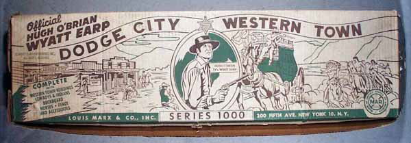 439: MARX 4228 DODGE CITY WESTERN TOWN PLAY SET