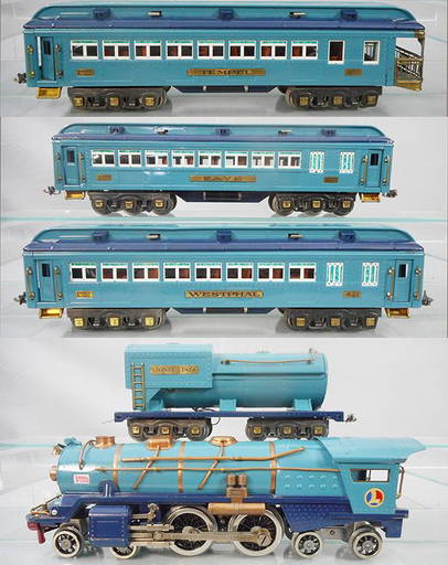 Lionel Blue Comet Train Set