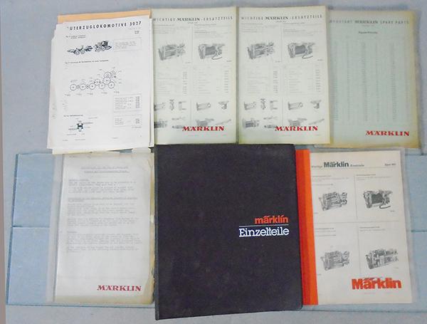 Marklin Dealer Parts Manuals