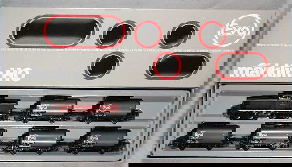 336: MARKLIN 2855 EVA TANK CAR TRAIN SET