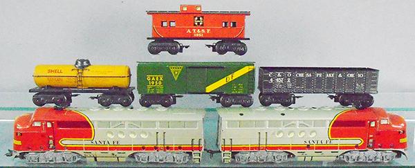 Marx 45225 Santa Fe Train Set