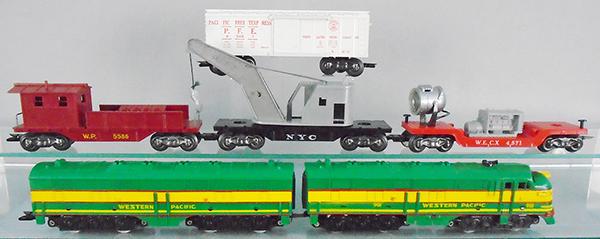 Marx 42842 Western Pacific Train Set