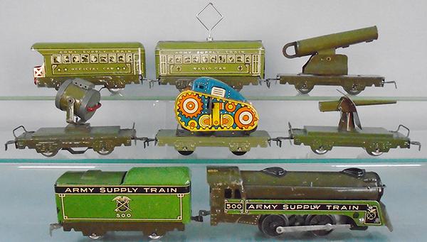 MARX ARMY TRAIN SET (#0182) on Feb 12, 2022 | Lloyd Ralston Gallery in CT