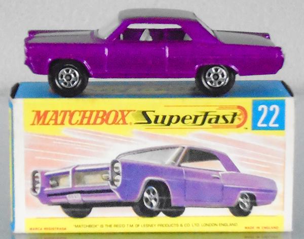 MATCHBOX SUPERFAST 22A4 PONTIAC - Feb 12, 2022 | Lloyd Ralston Gallery ...