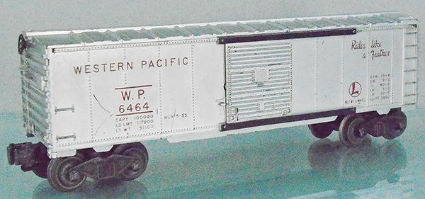 Lionel Western Pacific W.p.6464 Box Car