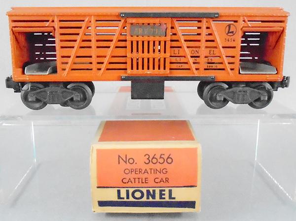 LIONEL 3656 OPERATING CATTLE CAR (#0374) on Apr 09, 2022 | Lloyd ...