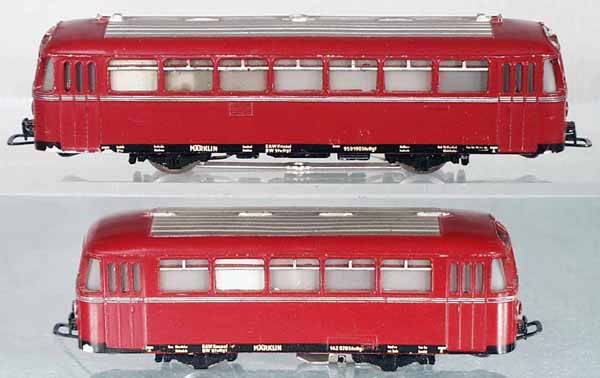 Marklin 3016 & 4018 Railbus & Trailer