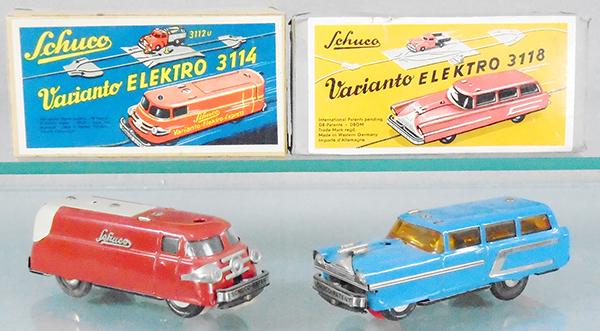 2 Schuco Varianto Elektro Vehicles