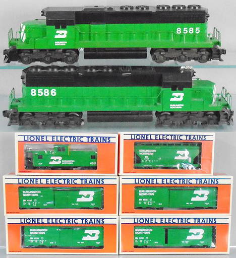 LIONEL BURLINGTON NORTHERN TRAIN SET (#0476) on Dec 10, 2022 | Lloyd ...