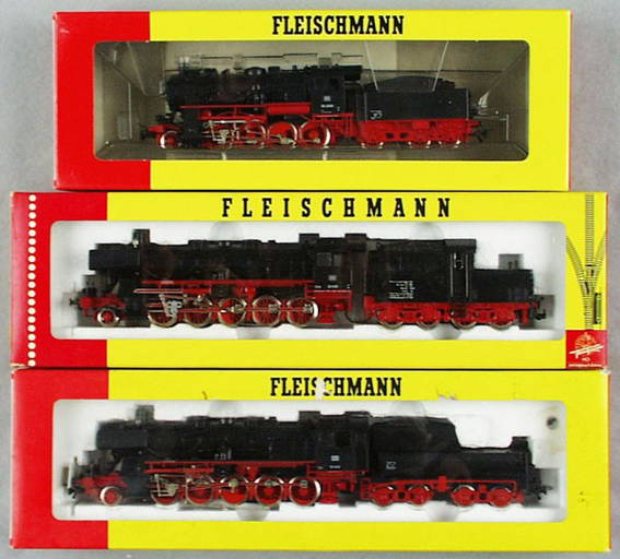 3 Fleischmann Locos & Tenders