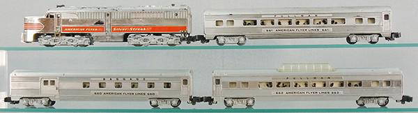 American Flyer 5205w Silver Streak Set, Ob.
